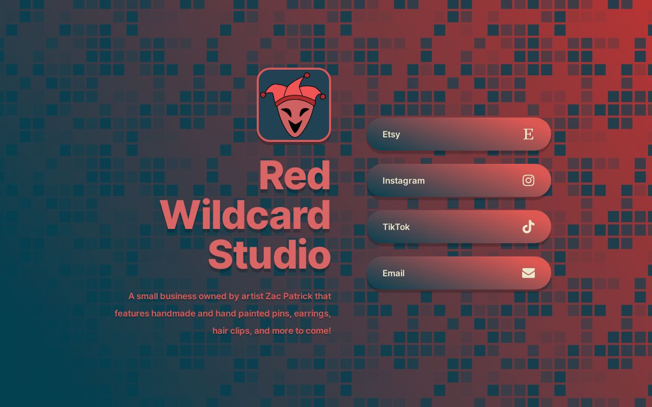 Red Wildcard Studio carrd